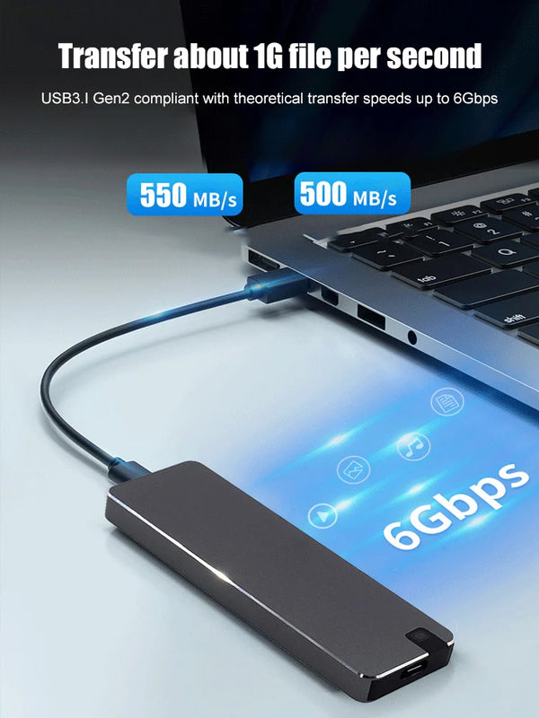 😻16TB expandable hard drive, metal body + shockproof design, 80% off i ...